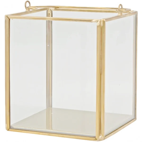 Square Glass Terrarium with Lift – Elegant Display Case